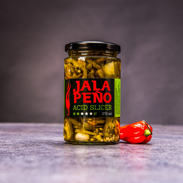 Eingelegte Jalapeño-Paprika in aromatisierter Salzlösung 370ml | Manboxeo.de